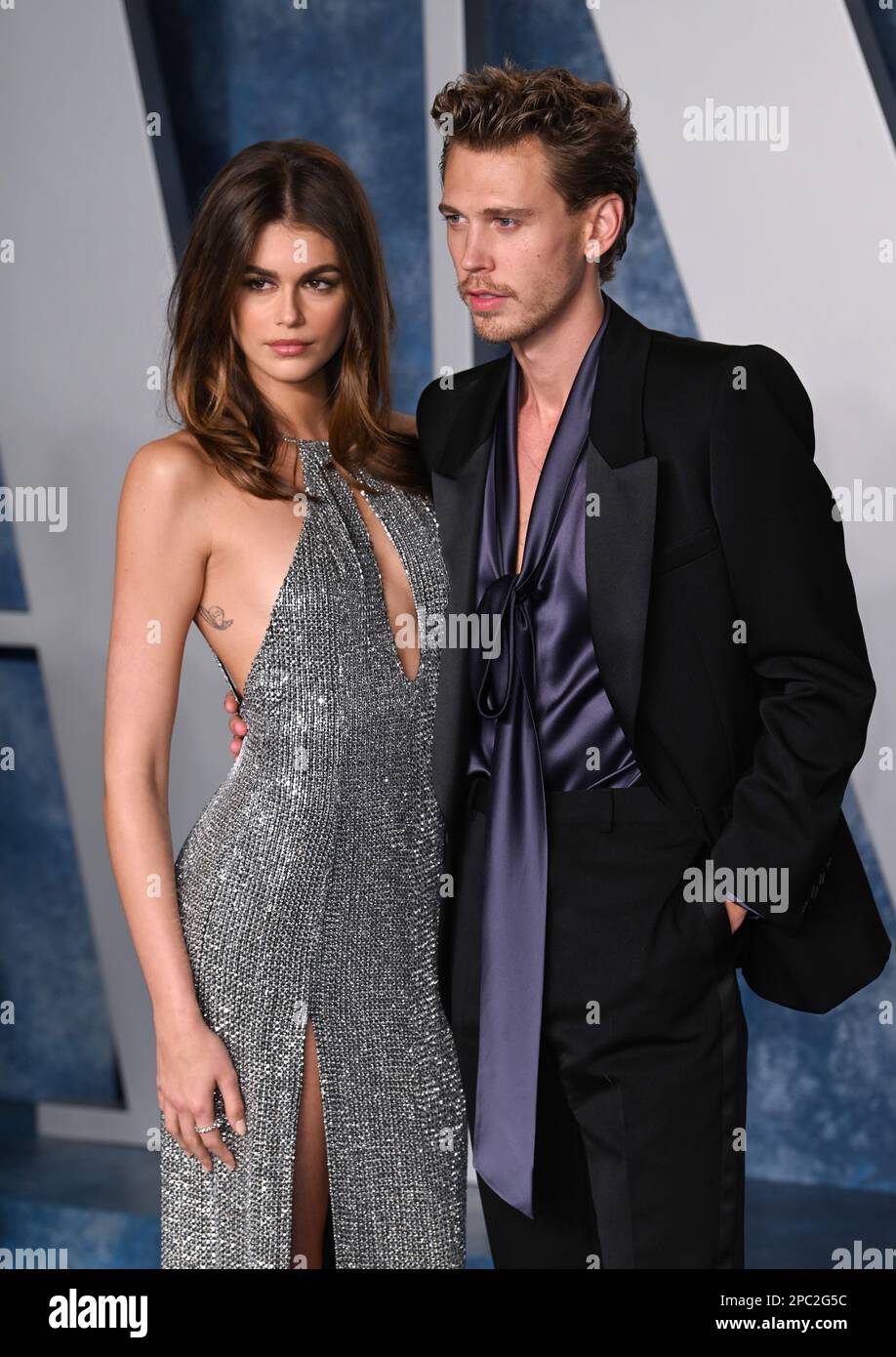 Los Angeles, USA. 13th Mar, 2023. Kaia Gerber and Austin Butler ...