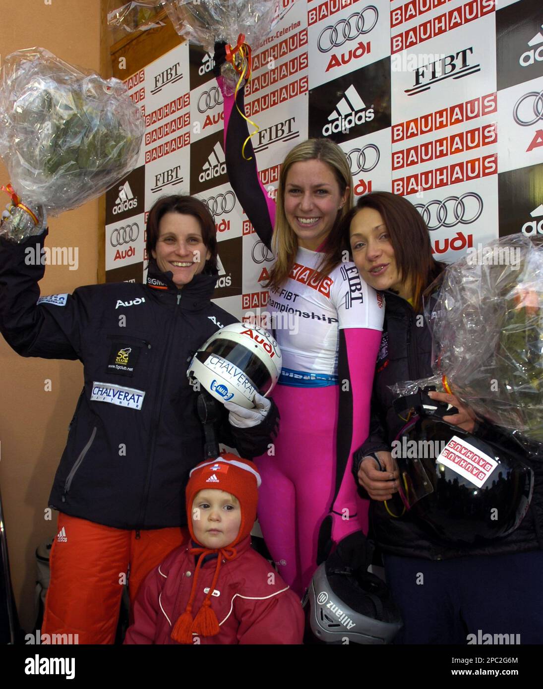 Switzerland's Maya Pedersen-Bieri, silver medal winner, with her ...