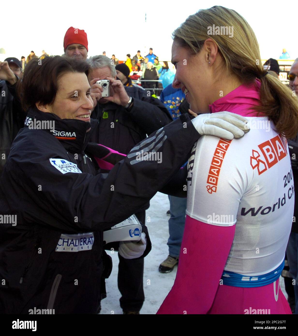 Switzerland's Maya Pedersen-Bieri, silver medal winner, left ...
