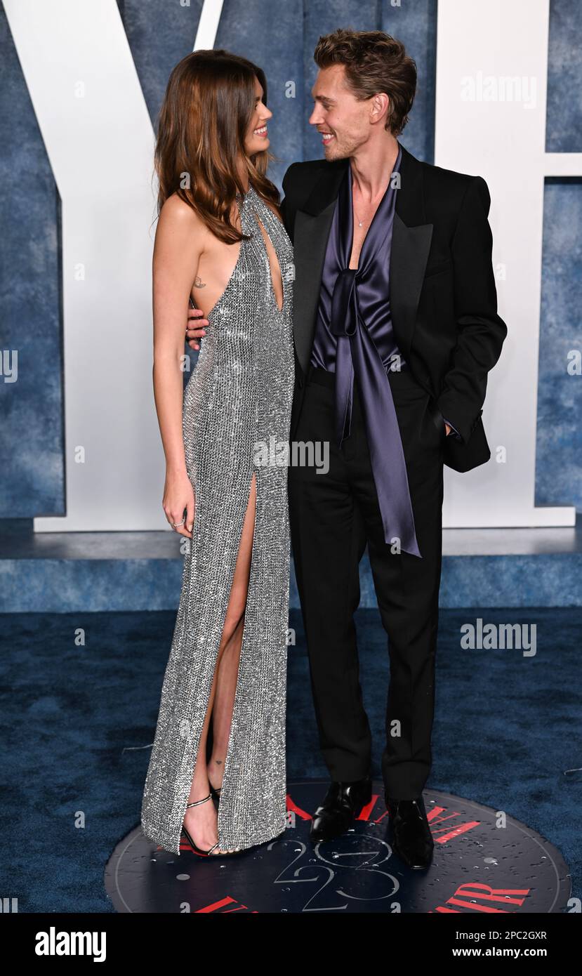Los Angeles, USA. 13th Mar, 2023. Kaia Gerber and Austin Butler ...