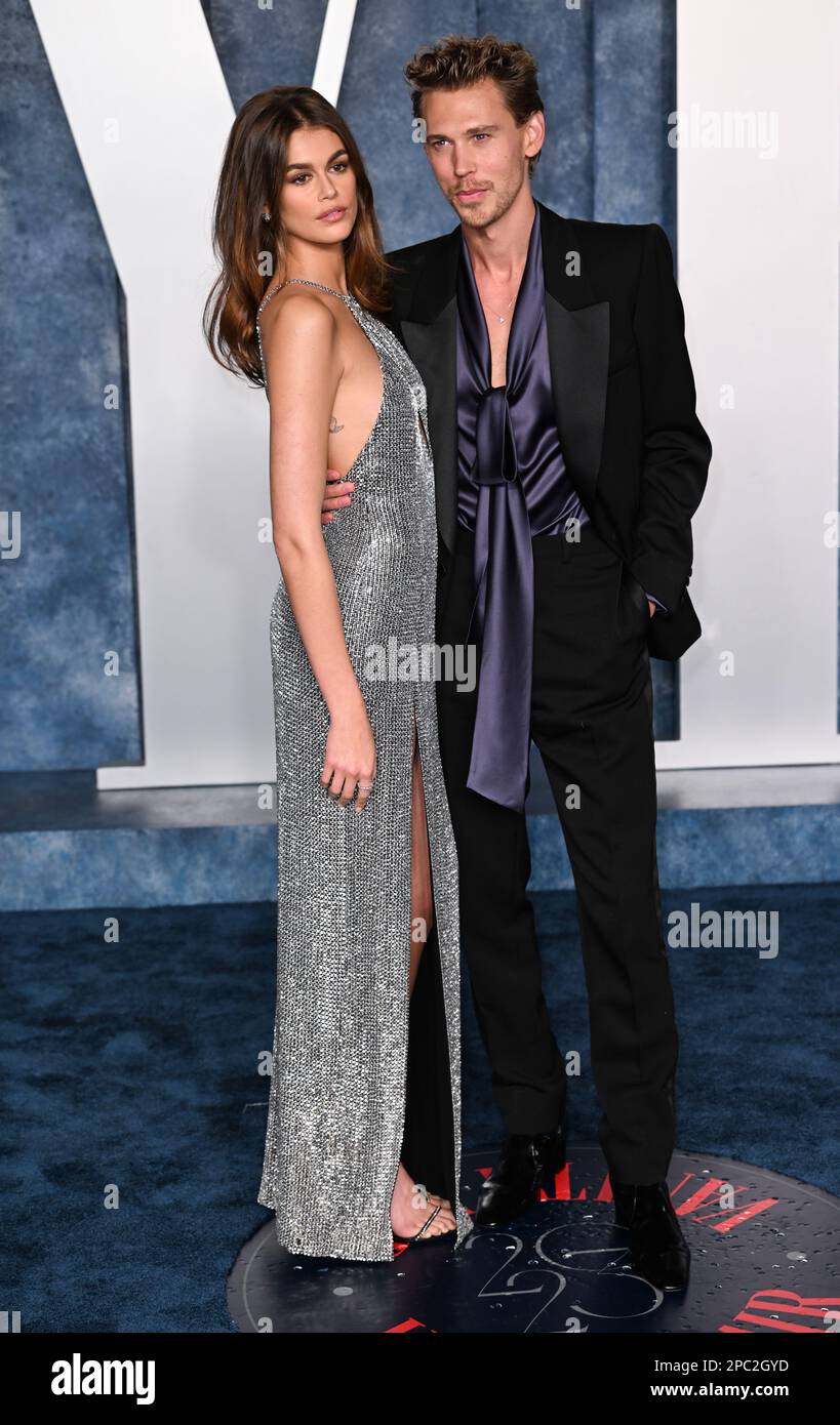 Los Angeles, USA. 13th Mar, 2023. Kaia Gerber and Austin Butler ...