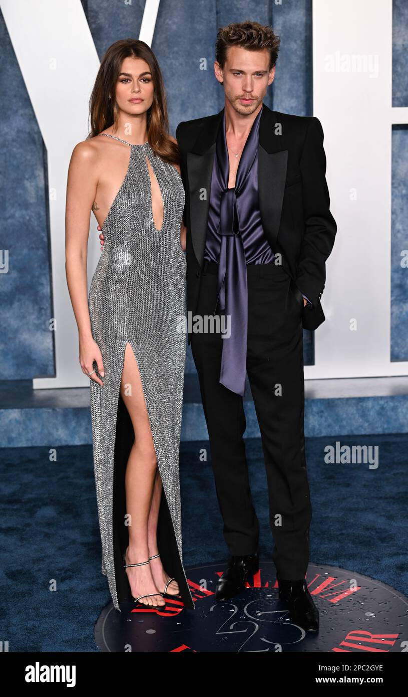 Los Angeles, USA. 13th Mar, 2023. Kaia Gerber and Austin Butler ...