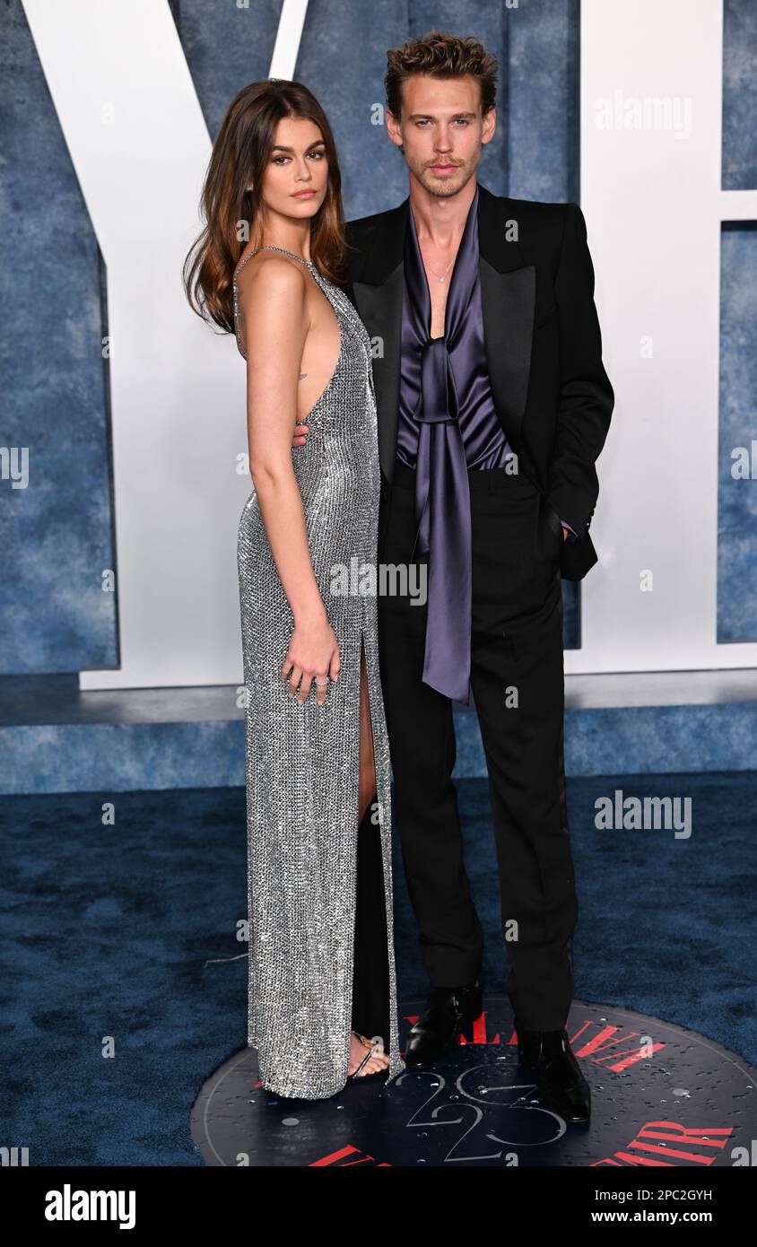 Los Angeles, USA. 13th Mar, 2023. Kaia Gerber and Austin Butler ...