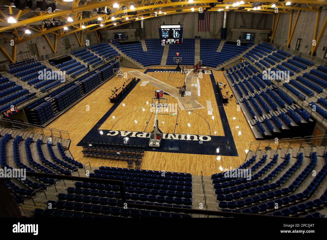 The new 3,570-seat basketball arena at Quinnipiac University's TD ...