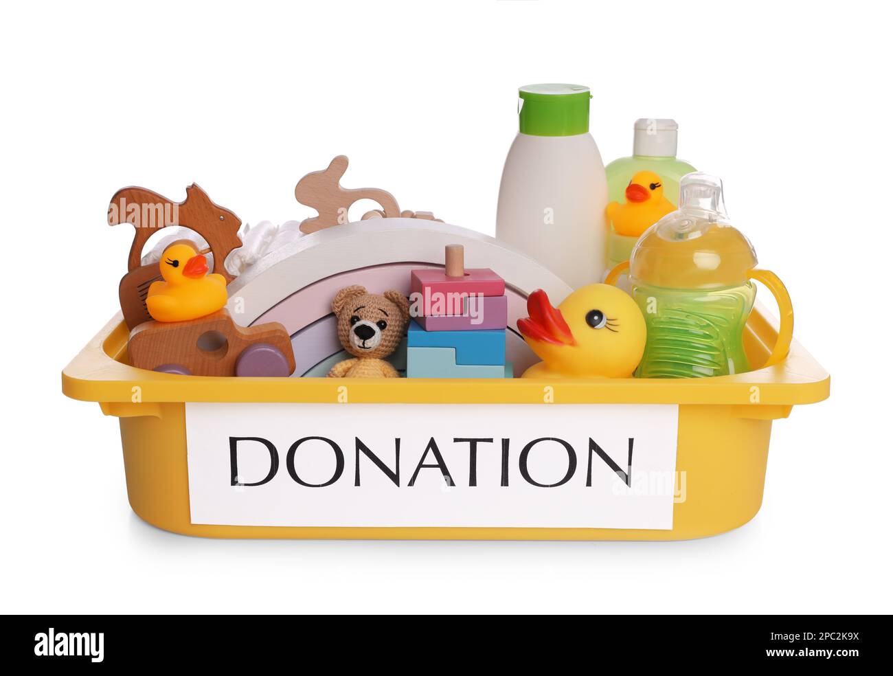 Donation box voluntary help children hi-res stock photography and ...