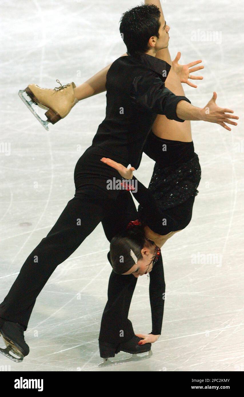 Italy's Anna Cappellini and Luca Lanotte perform their original dance ...
