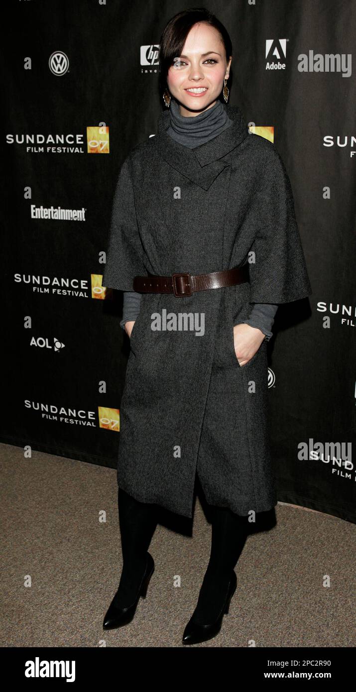 Christina Ricci is photographed as she arrives for the screening of ...