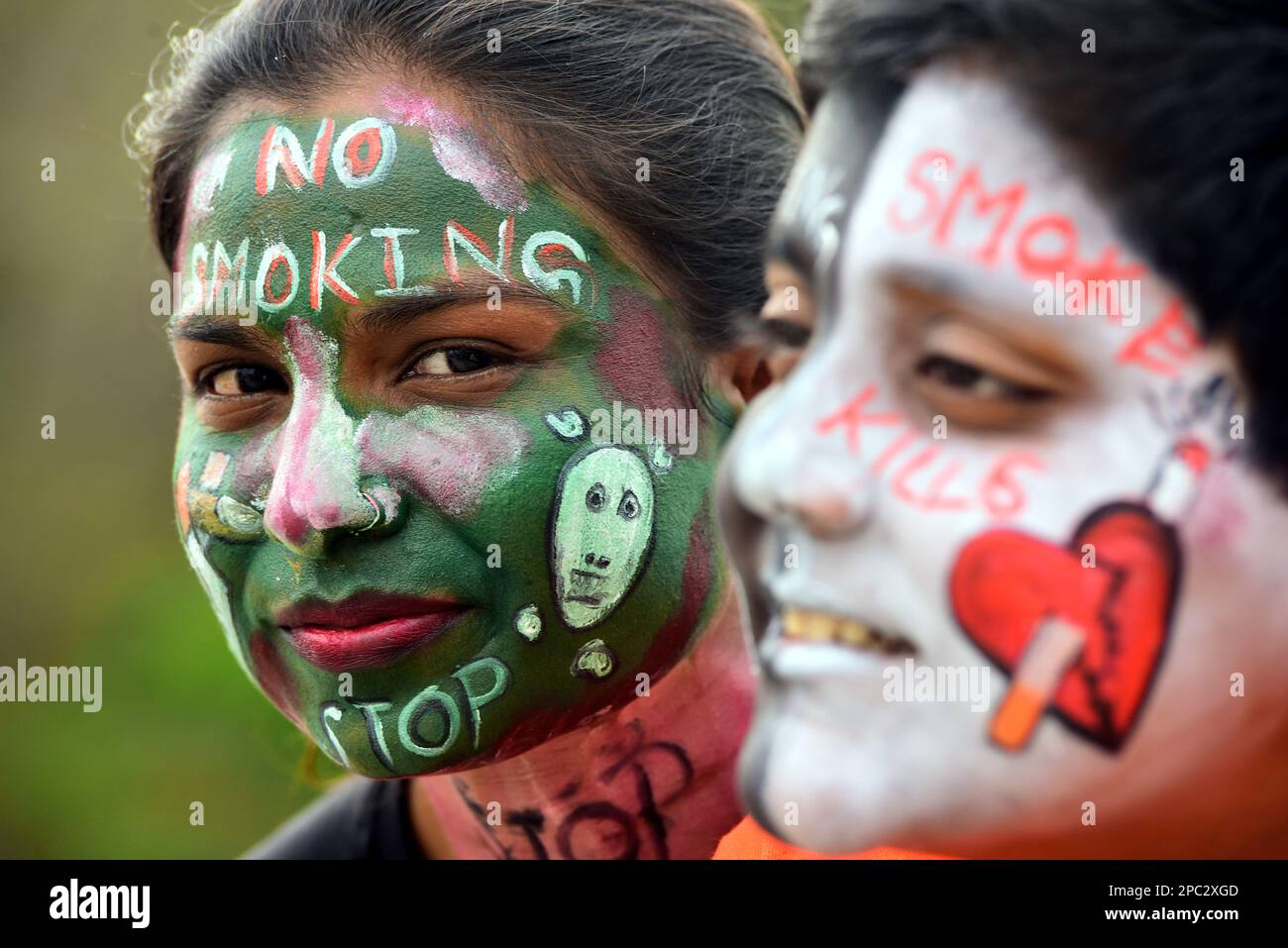 Face Painting On Pollution
