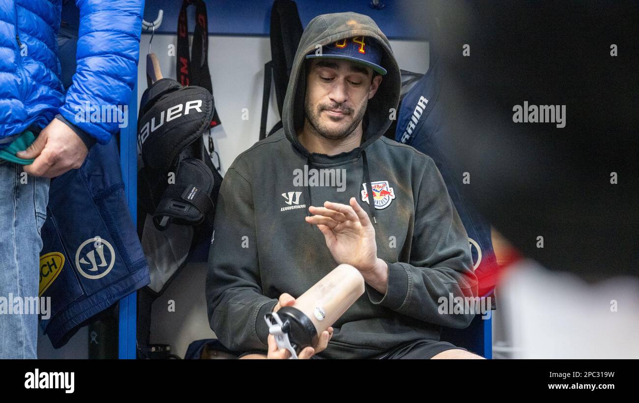 Munich, Germany. 13th Mar, 2023. Ice hockey: DEL, media round with ...