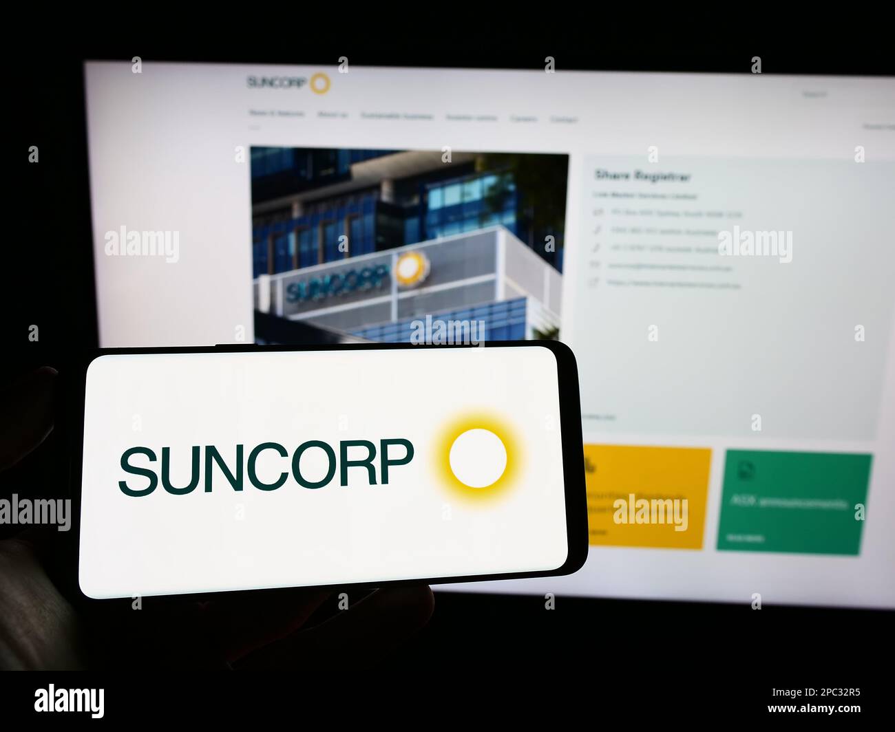 Suncorp logo hi-res stock photography and images - Alamy