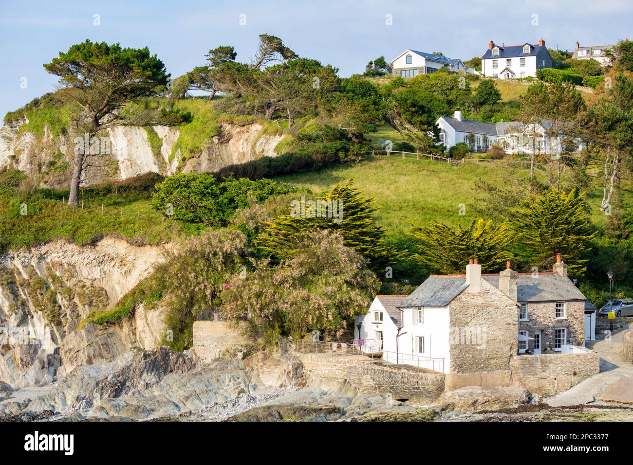 Lee Bay, North Devon, UK Stock Photo - Alamy