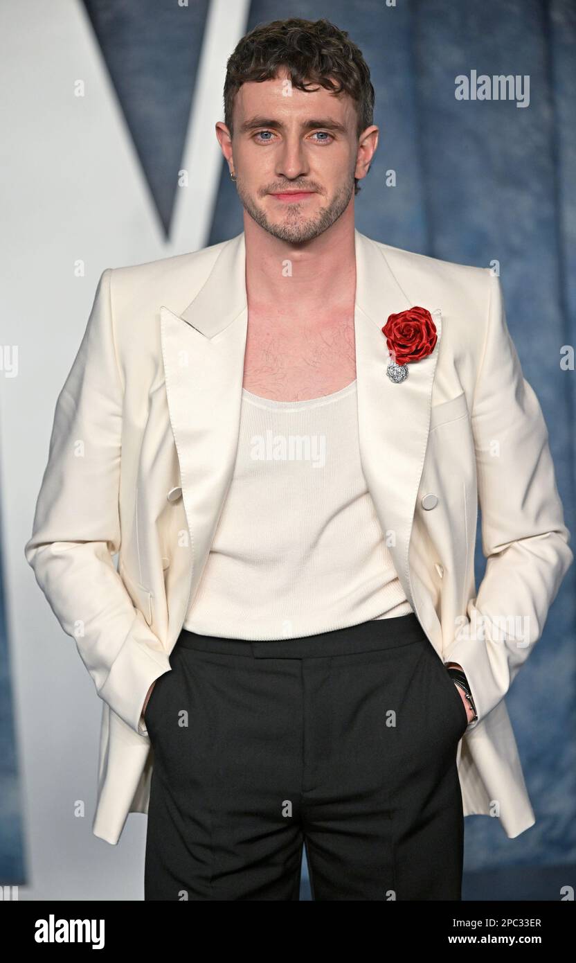 Beverly Hills, United States. 12th Mar, 2023. Paul Mescal arrives for ...