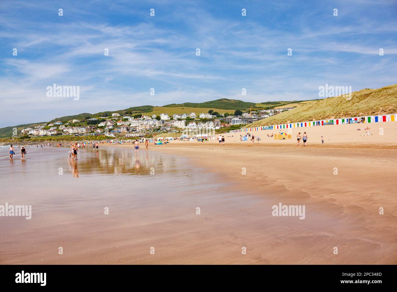 Woolacombe, North Devon, UK Stock Photo - Alamy
