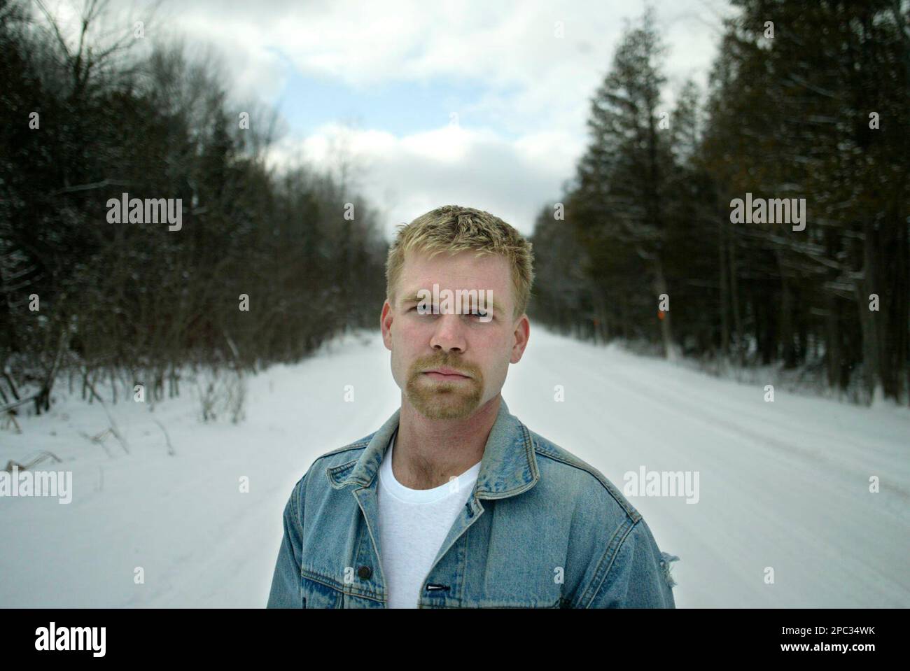 Jesse Krumlauf poses for a photo along Bass Lake Road near South ...