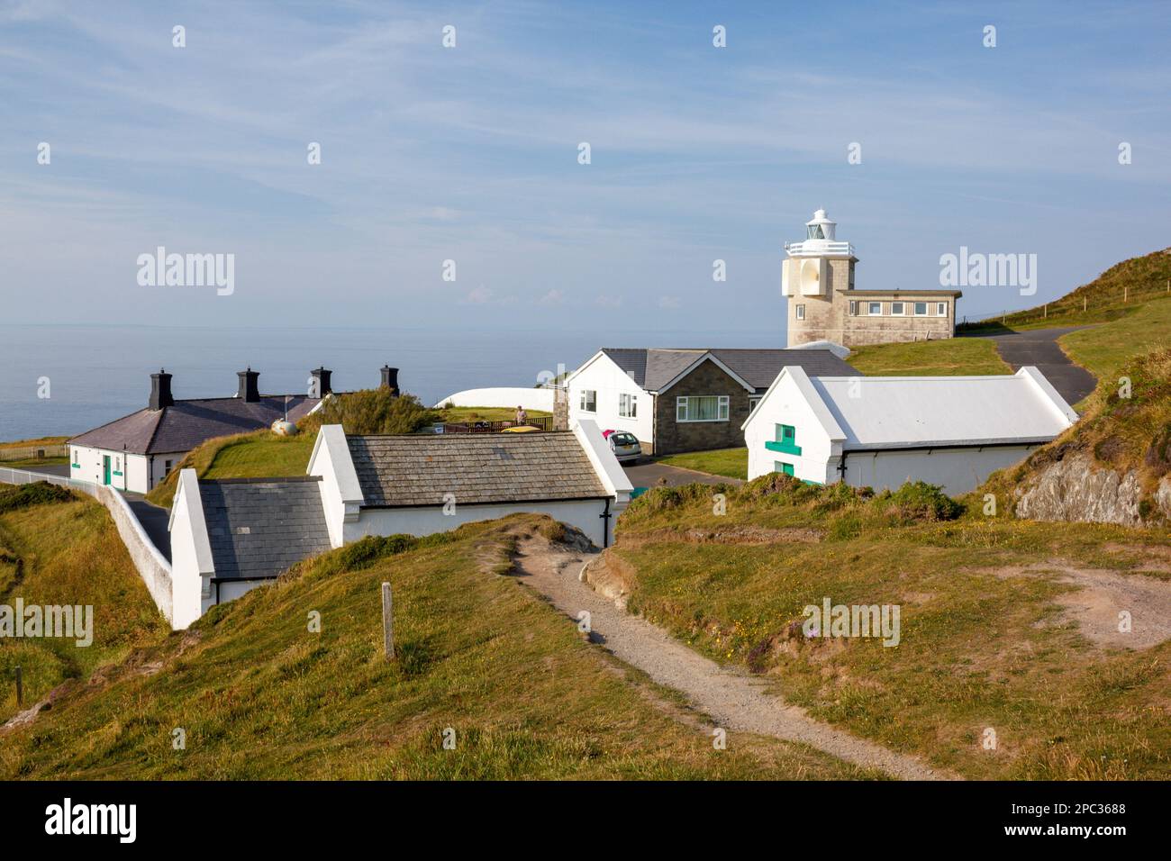 Bull Point Lighthouse, Mortehoe, North Devon, UK Stock Photo - Alamy