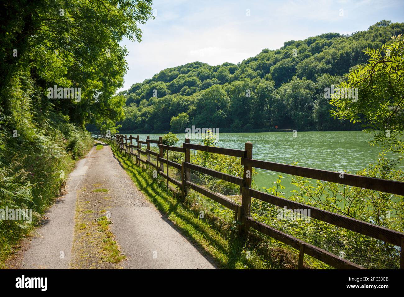 Slade Reservoir, Ilfracombe, North Devon, UK Stock Photo - Alamy