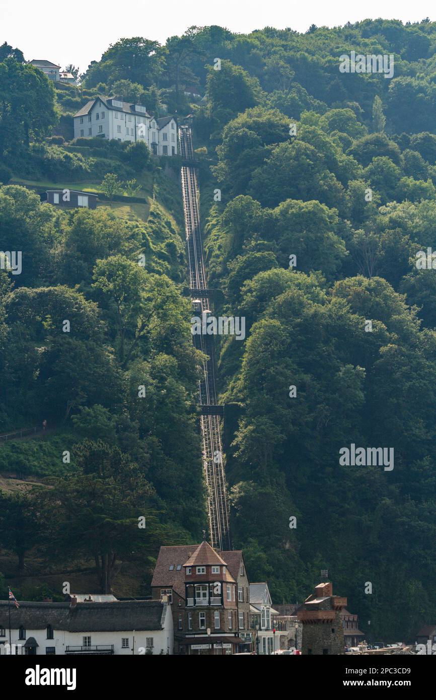 Lynton and Lynmouth Cliff Railway, North Devon, UK Stock Photo - Alamy