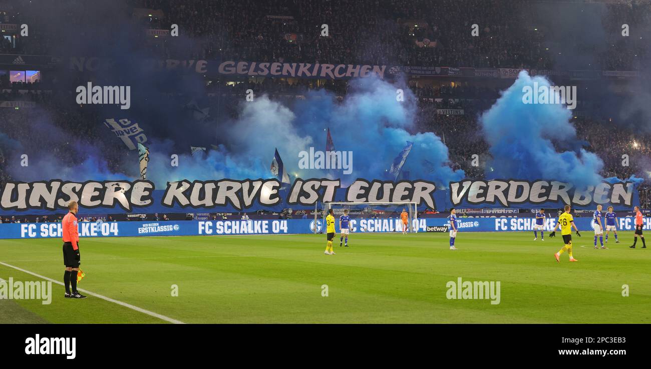 Gelsenkirchen, Deutschland. 11th Mar, 2023. firo : 03/11/2023, Football ...