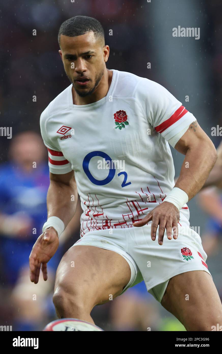England's Anthony Watson during the 2023 Six Nations Championship Round ...