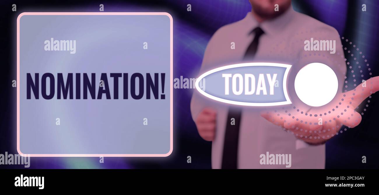 Conceptual display Nomination. Business overview Formally Choosing ...