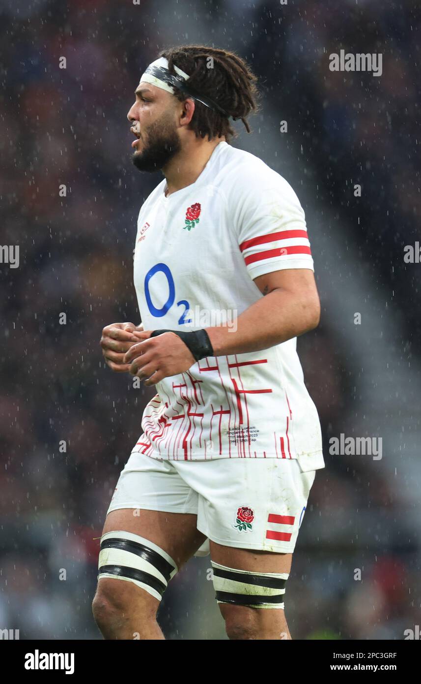 England's Lewis Ludlam during the 2023 Six Nations Championship Round ...
