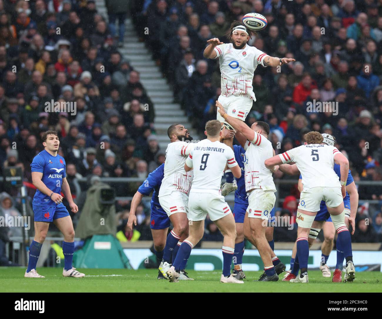 England's Lewis Ludlam during the 2023 Six Nations Championship Round ...