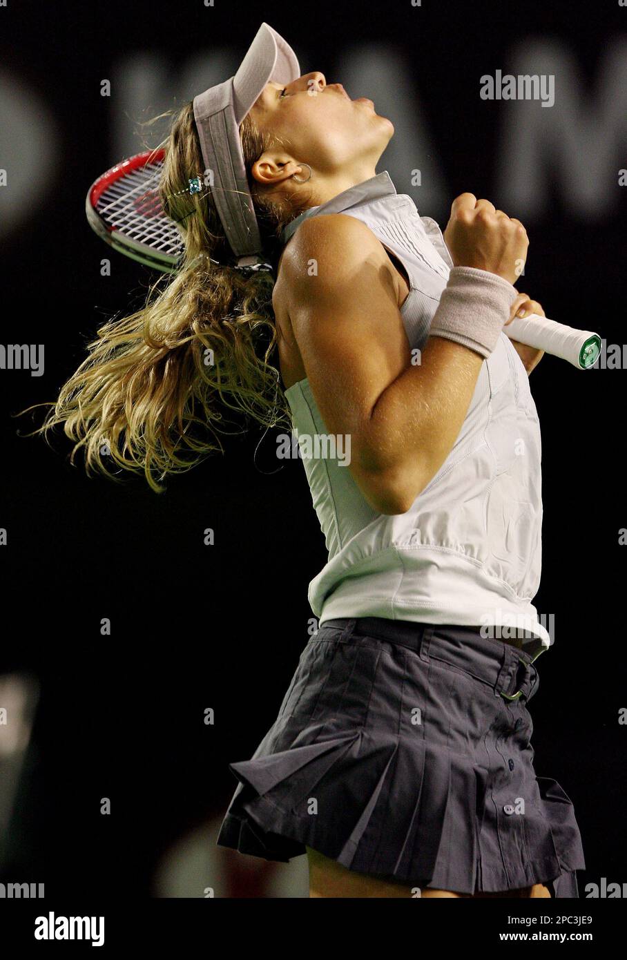 Russia's Maria Kirilenko reacts during her third rond match against ...