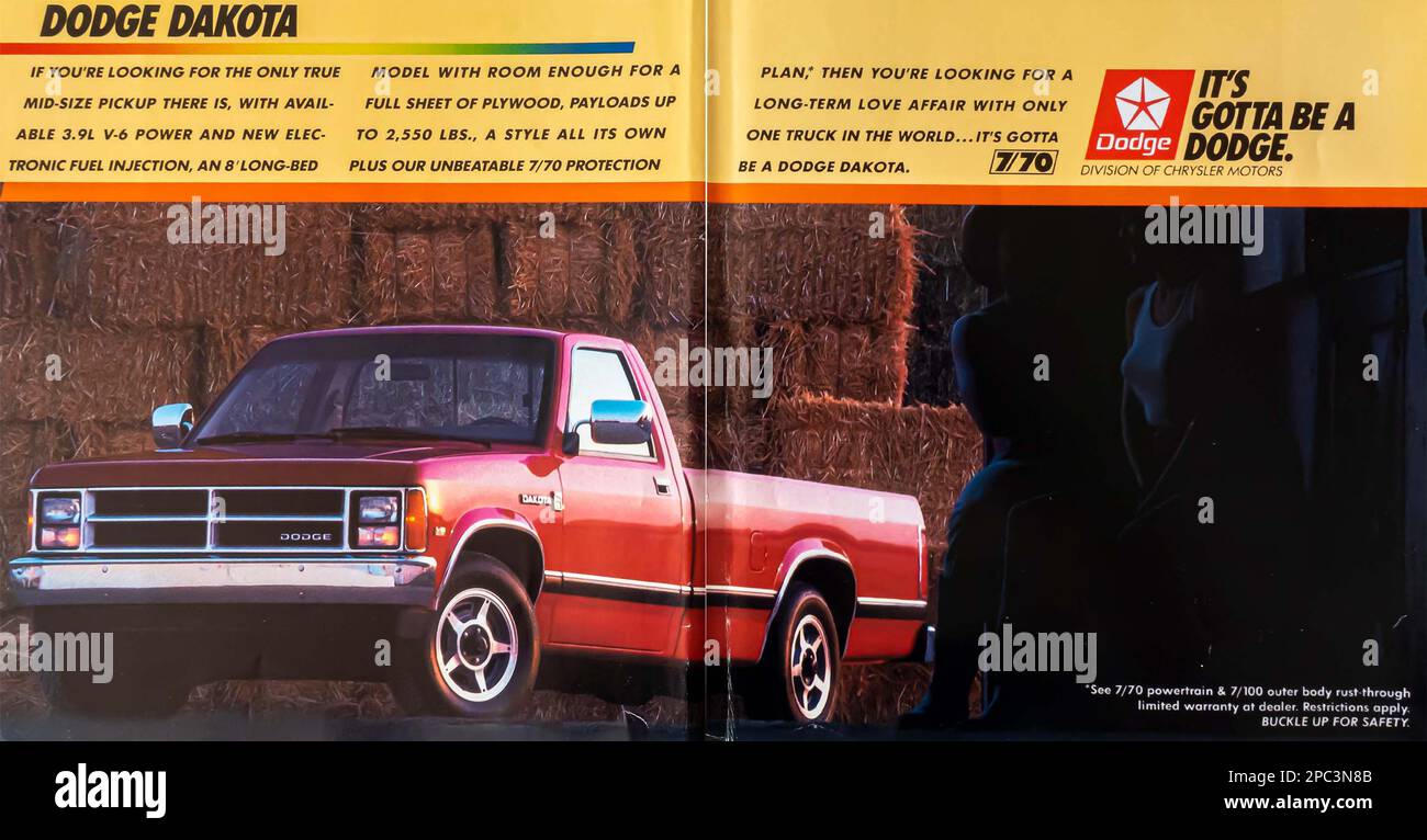 Pick up dakota hi-res stock photography and images - Alamy