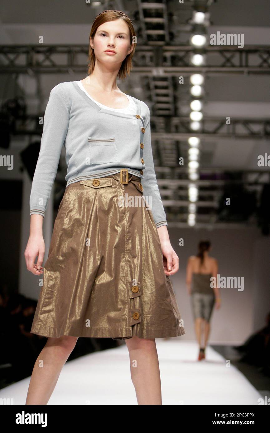 A model walks the runway during the Ford Models Supermodel of the World ...