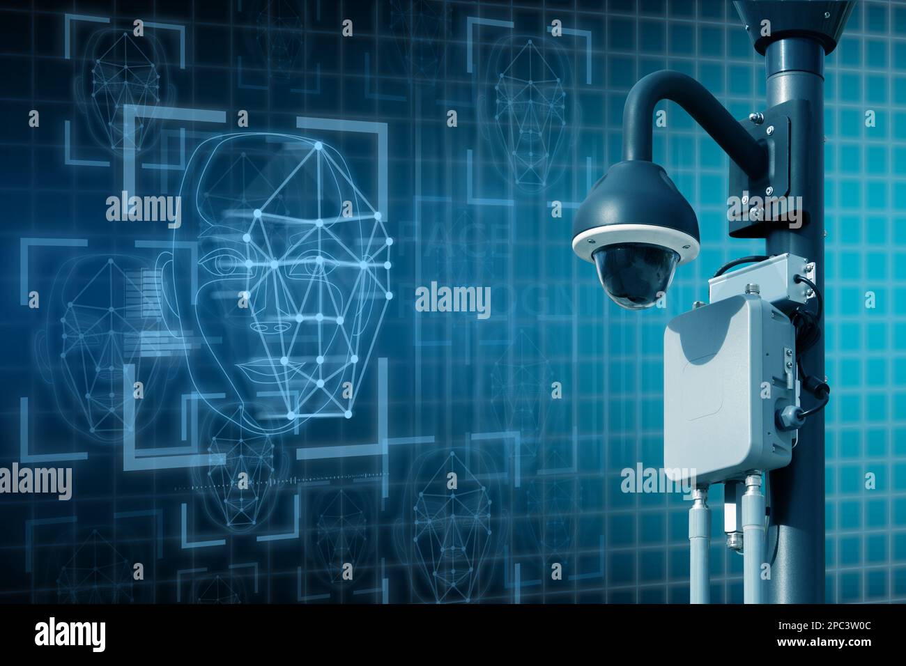 Face recognition technology hi-res stock photography and images - Alamy