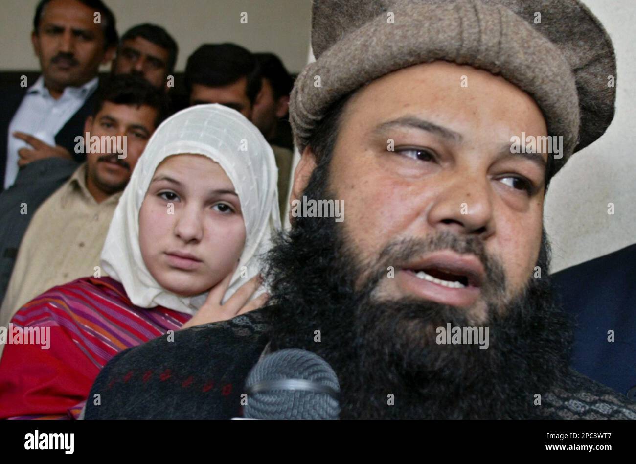 Sajad Ahmed Rana with his daughter Molly Campbell, also known as Misbah ...