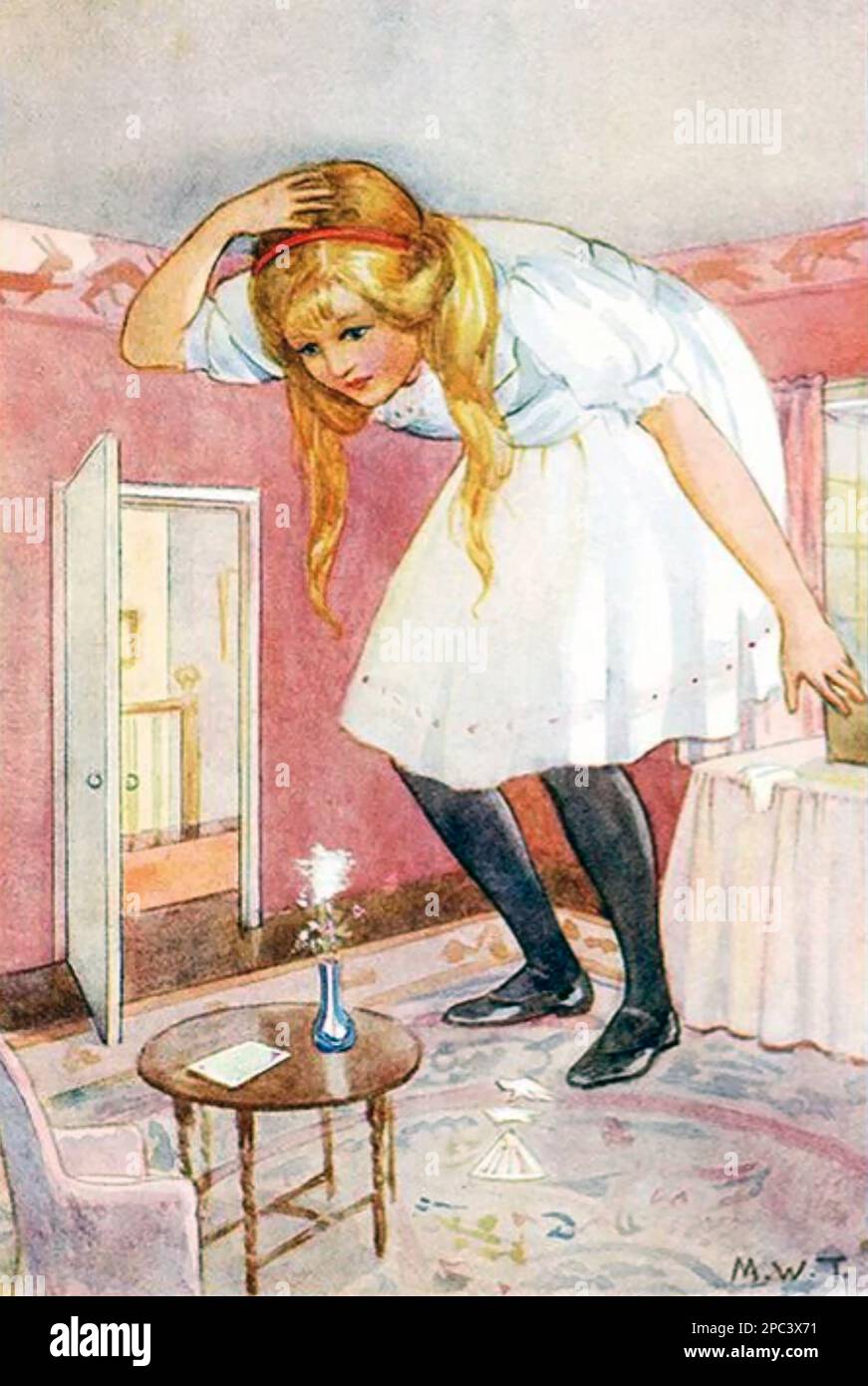 MARGARET TARRANT (1888-1959) English illustrator. Alice in the White ...