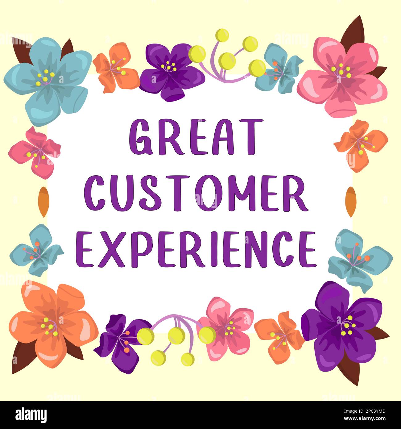 Hand writing sign Great Customer Experience. Internet Concept ...