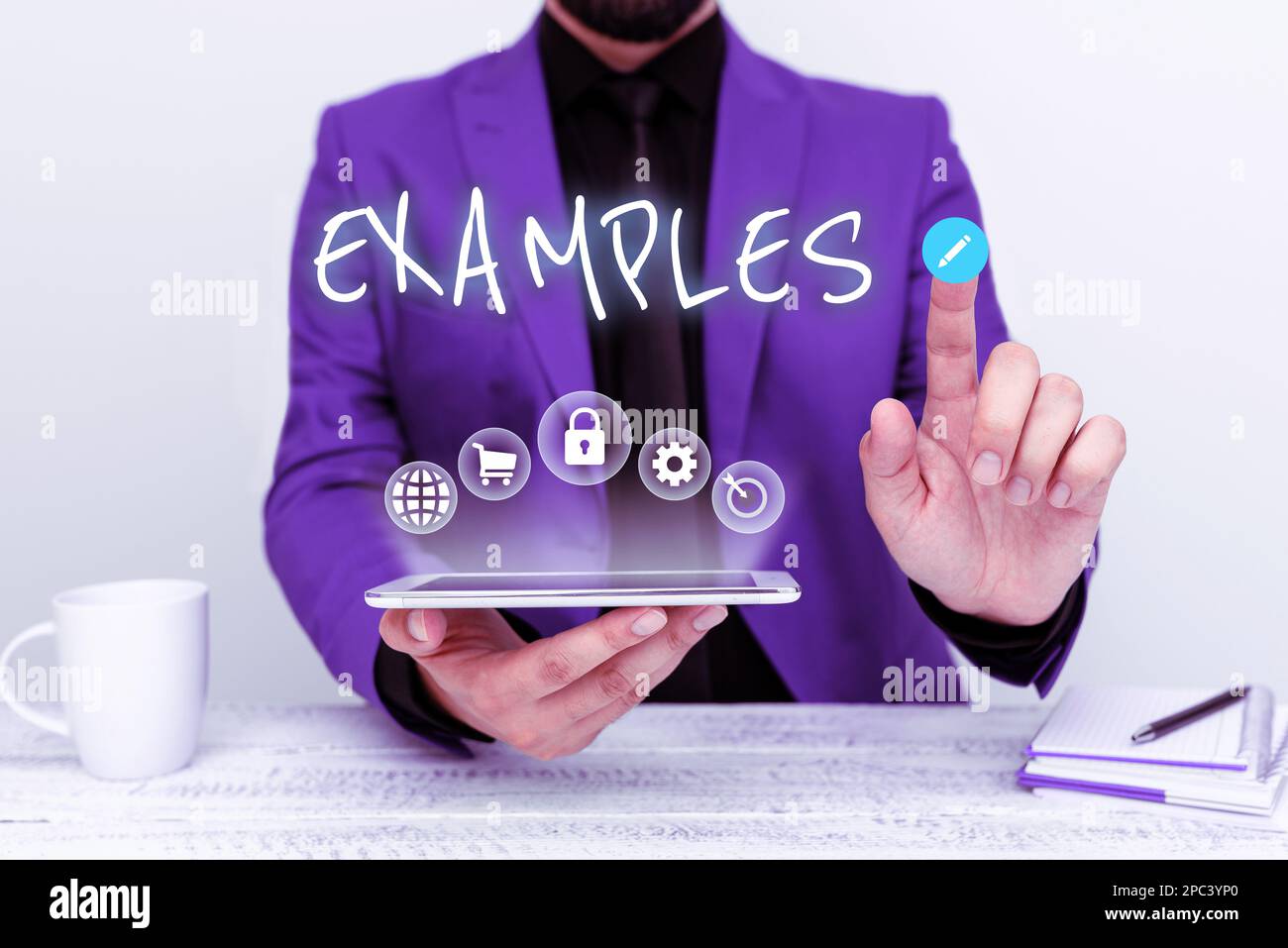 Text sign showing Examples. Business overview photo Sample Model to ...