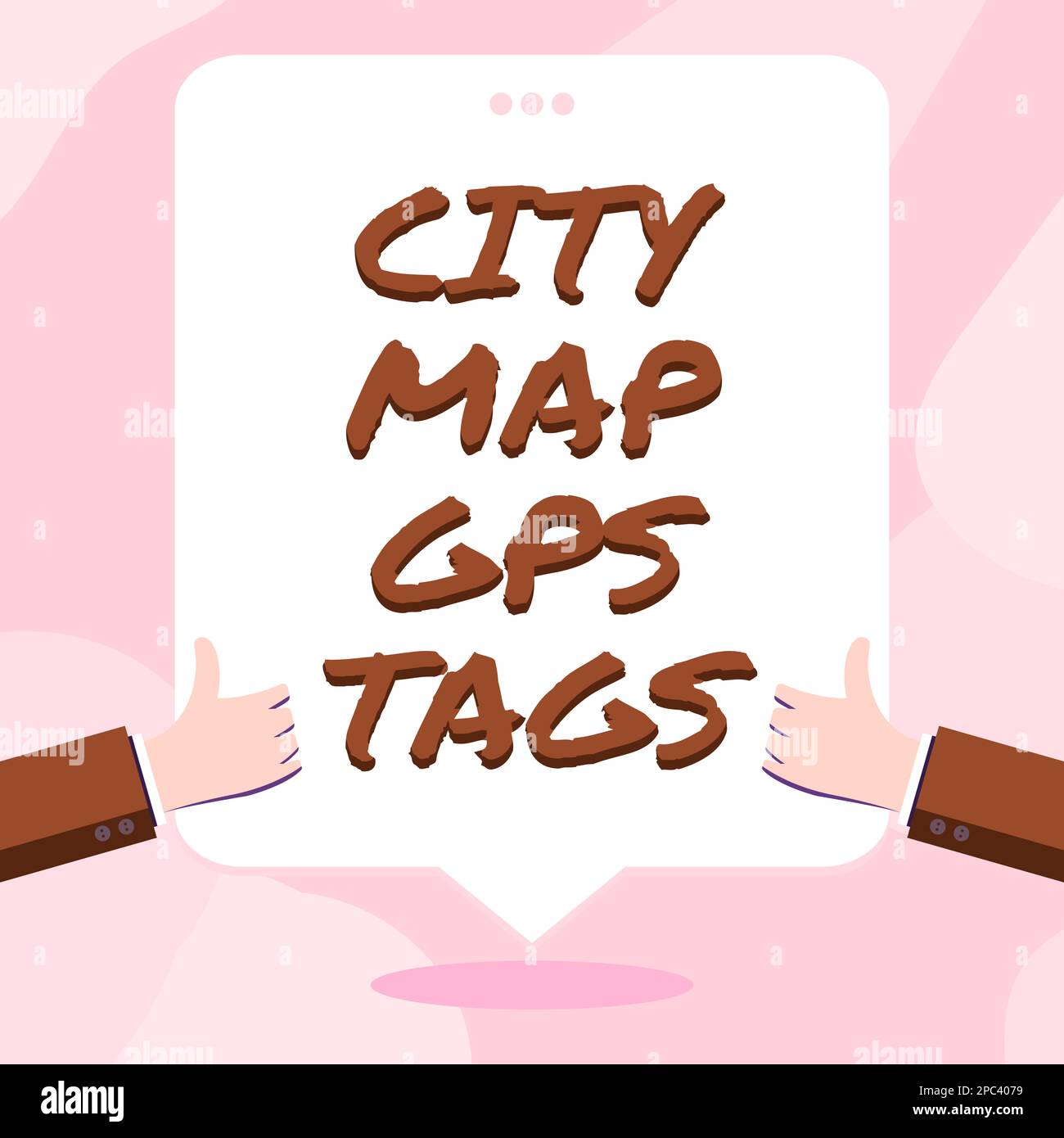 Text caption presenting City Map Gps Tags. Word for global positioning ...