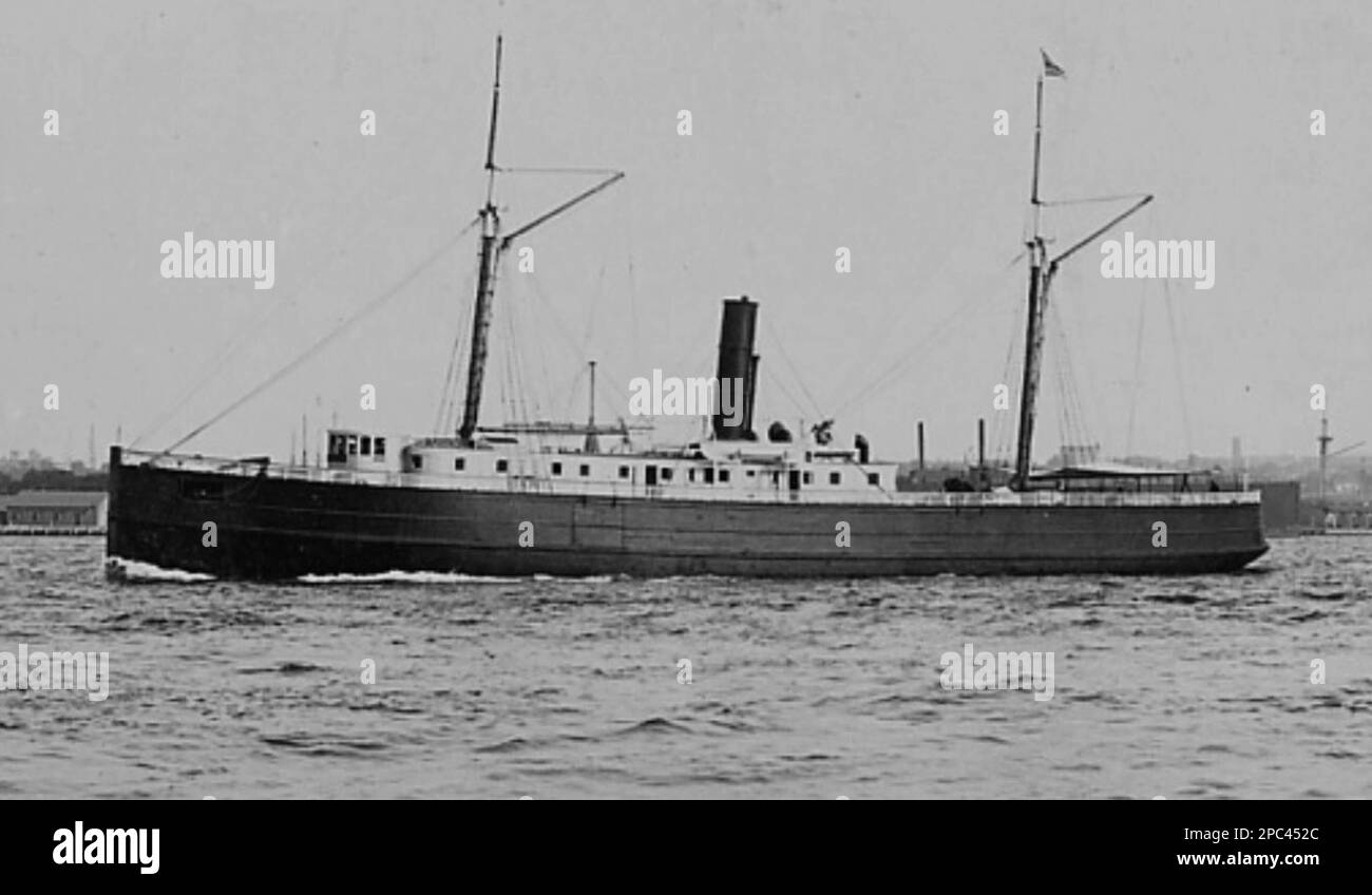 The freight steamship Glaucus Stock Photo - Alamy