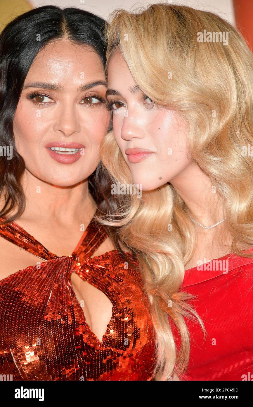 Los Angeles, Ca. 12th Mar, 2023. Salma Hayek and Valentina Paloma ...
