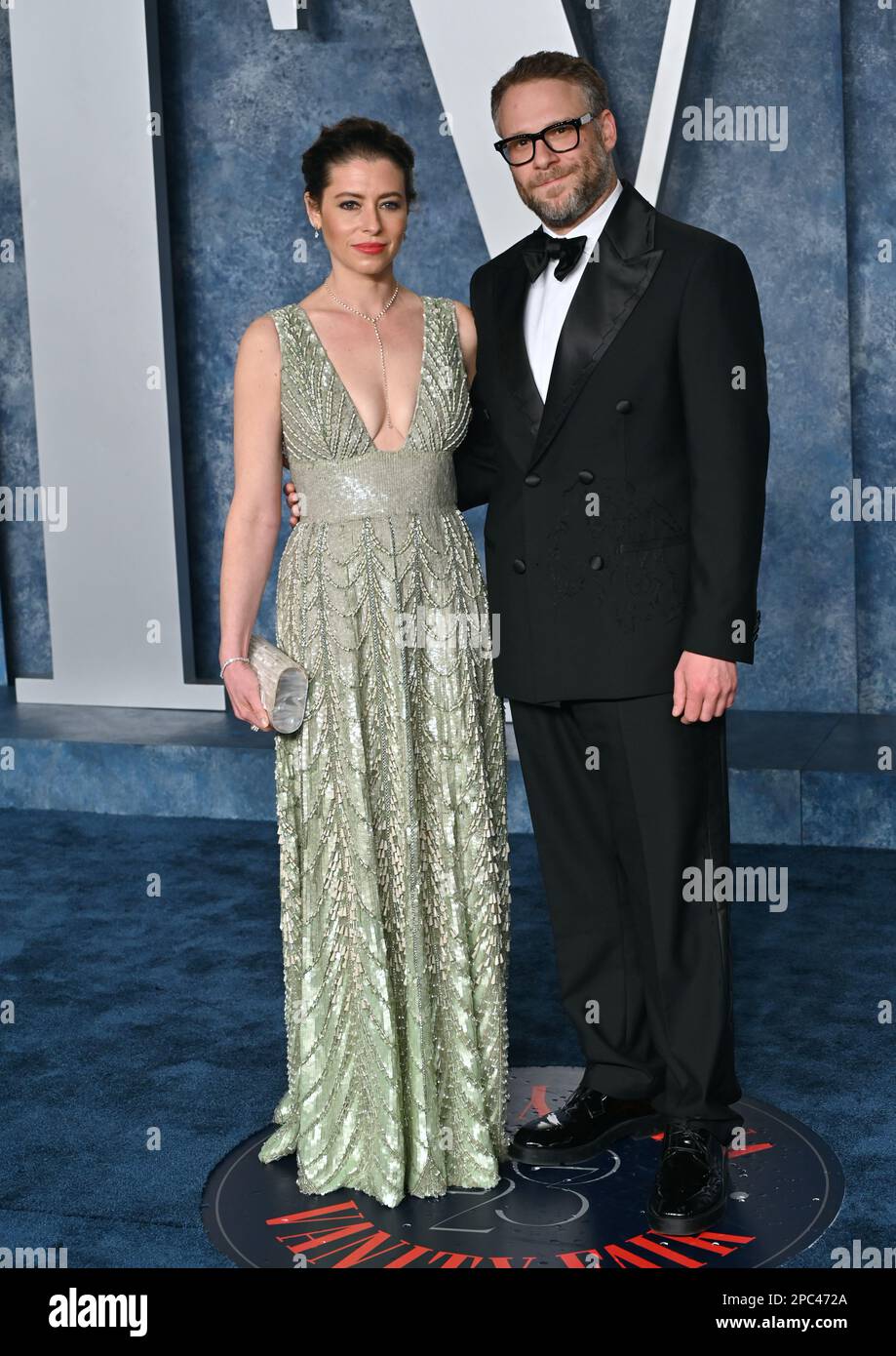 Beverly Hills, USA. 12th Mar, 2023. Seth Rogan & Lauren Miller at the ...