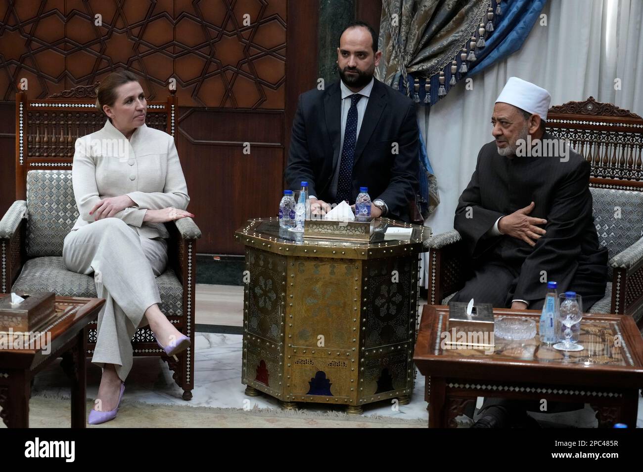Danish Prime Minister Mette Frederiksen Meets with Grand Sheik Ahmed al ...
