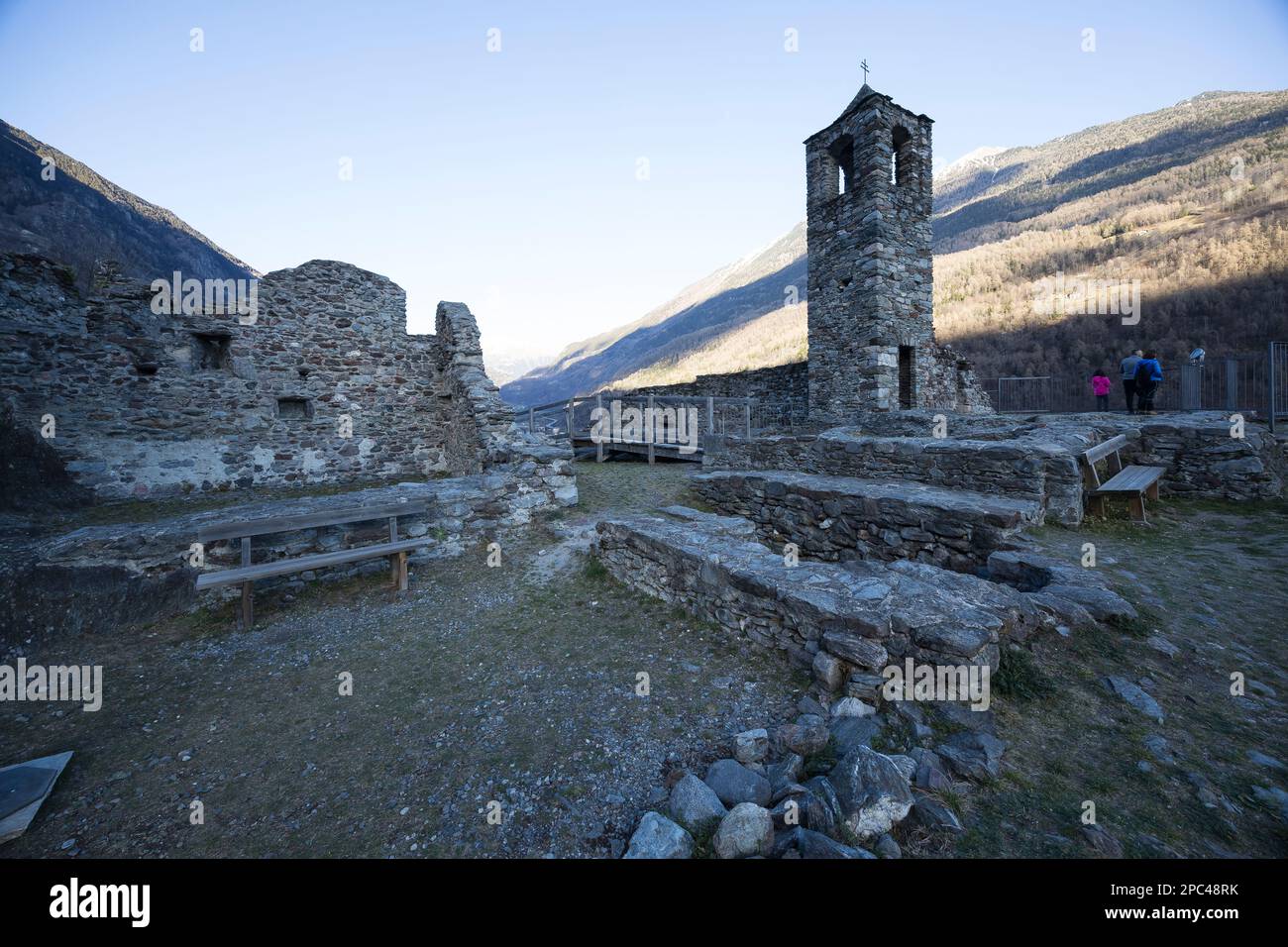 Castle of grosio hi-res stock photography and images - Alamy