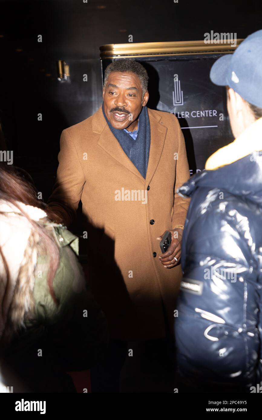 Actor Ernie Hudson is seen exiting Rockefeller Center after visiting ...