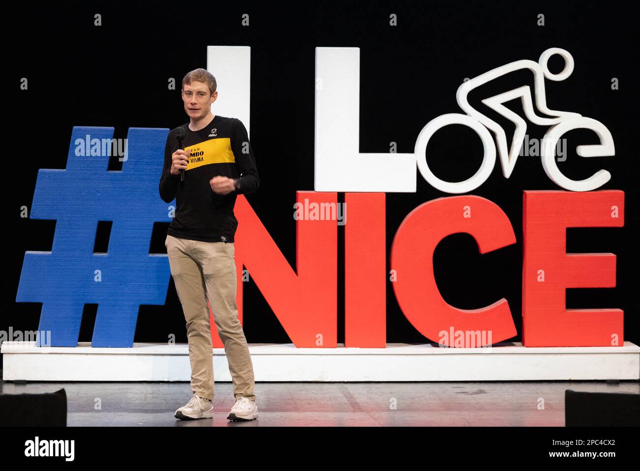 Winner of the Tour de France 2022 Jonas Vingegaard during the ...