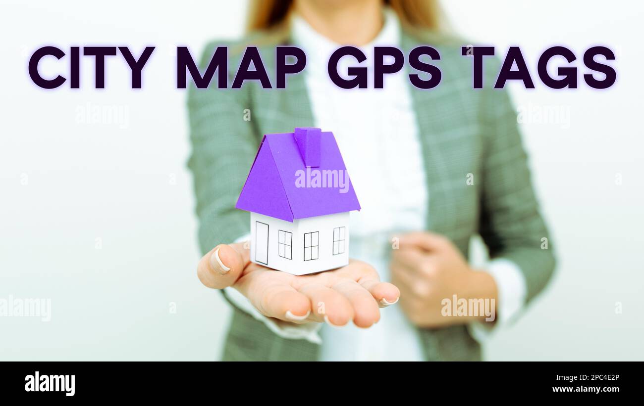 Inspiration showing sign City Map Gps Tags. Business approach global ...