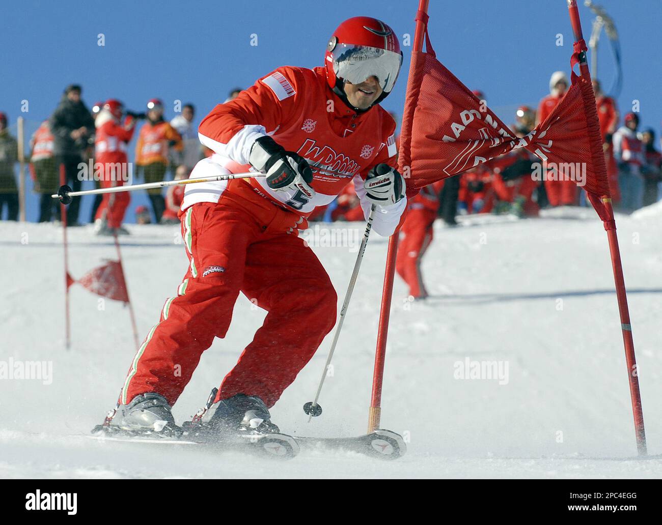 Ferrari Formula One driver driver Felipe Massa, from Brazil, clears a ...