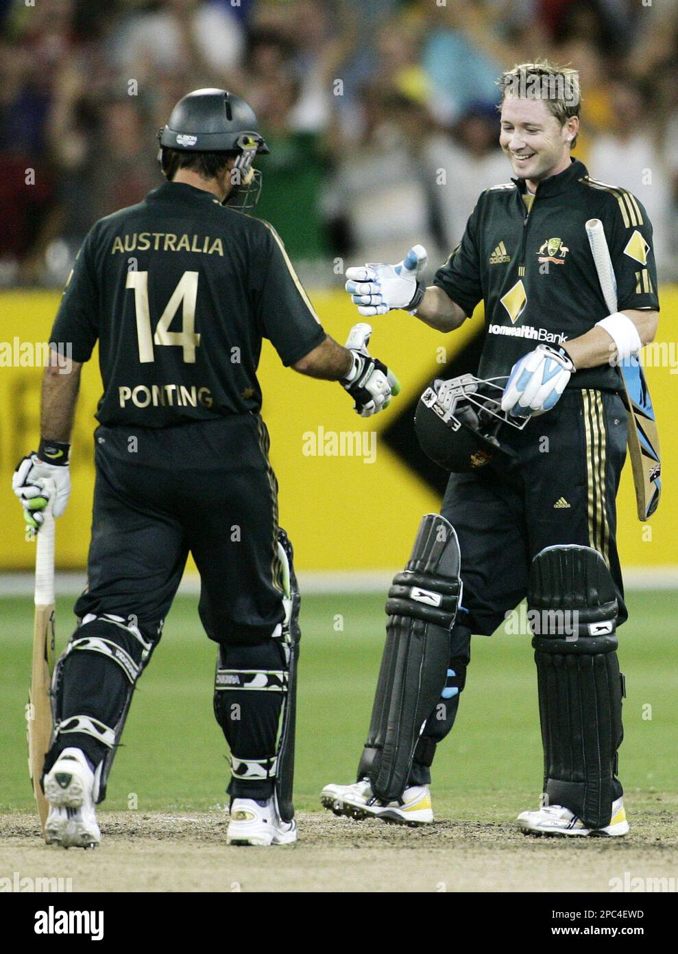 Michael Clarke And Ricky Ponting