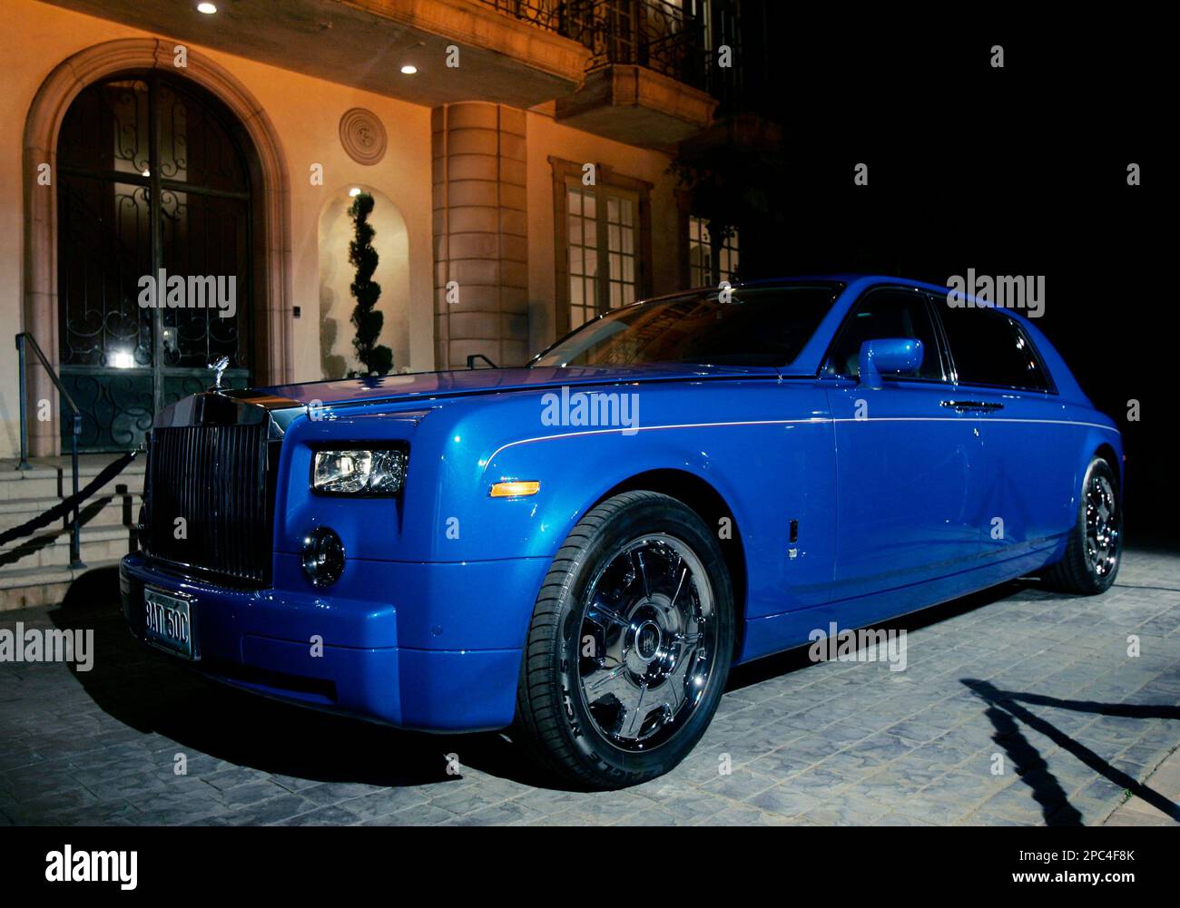 A limited edition customized 2007 Grey Goose Rolls-Royce Phantom ...