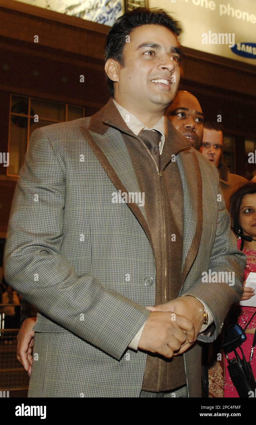 Supporting actor R. Madhavan, left, arrives for the gala premiere of ...