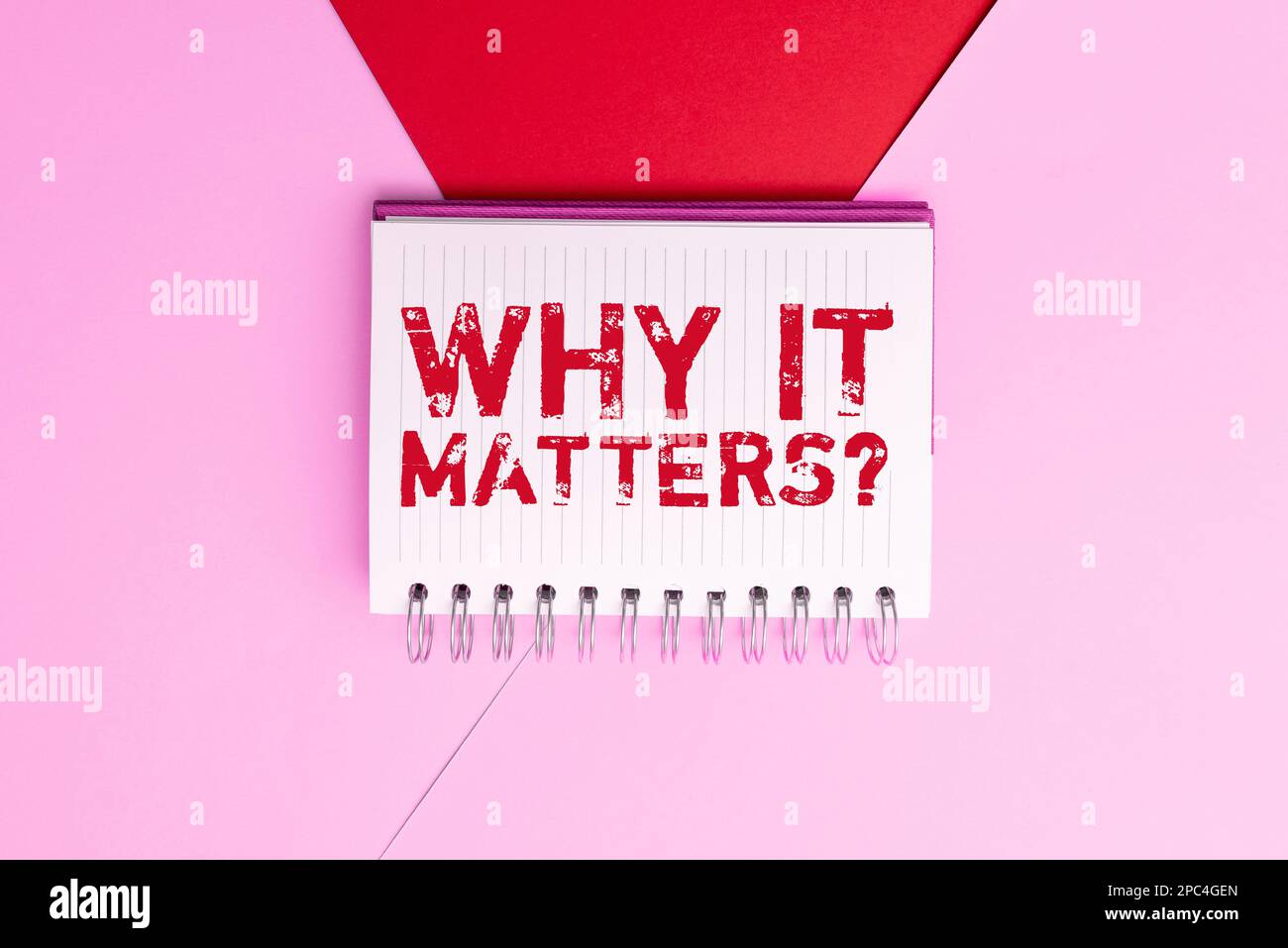 Text showing inspiration Why It Matters. Word Written on Important ...