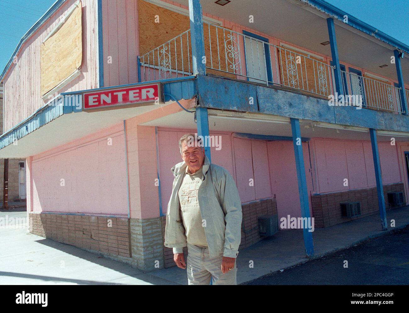 ** FILE ** Businessman Bob Perchetti stands near the upstairs room at ...