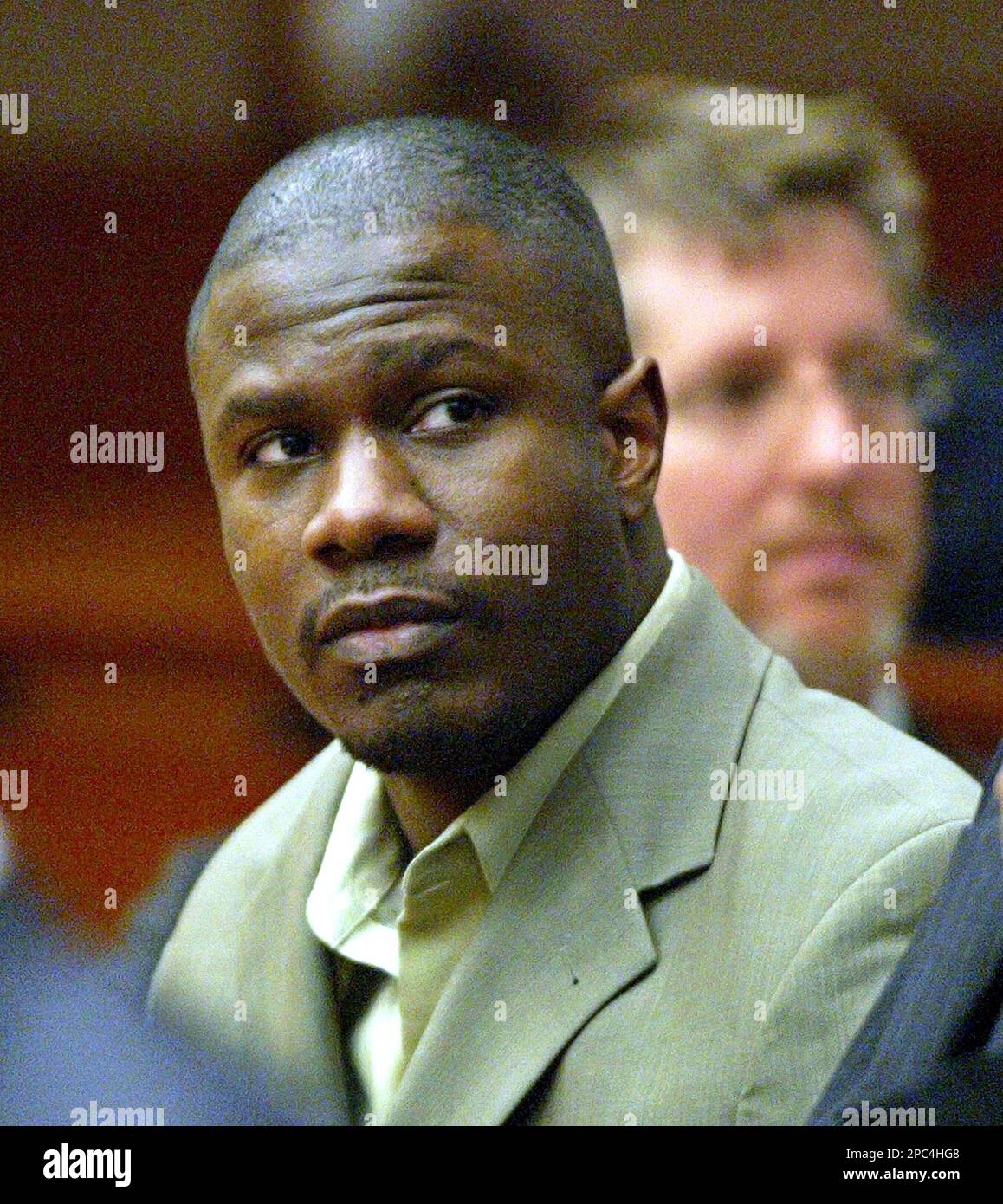 ** FILE ** Accused courthouse shooter Brian Nichols listens to court ...